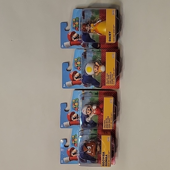 Jakks | Toys | New Lot Of 4 Jakks Pacific Supermario 25 Figures Fire ...